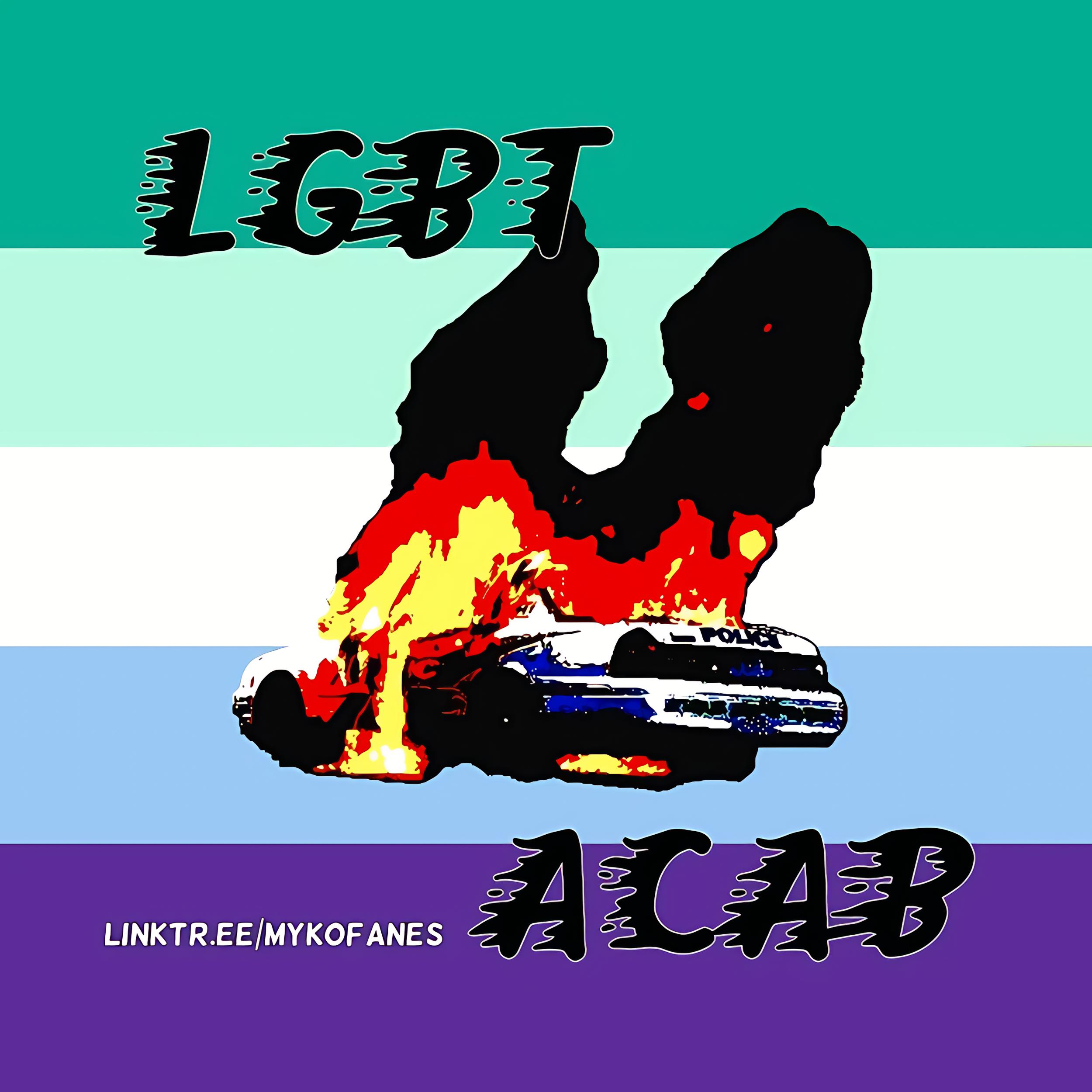 LGBT ACAB | Anarchist Sticker Archive