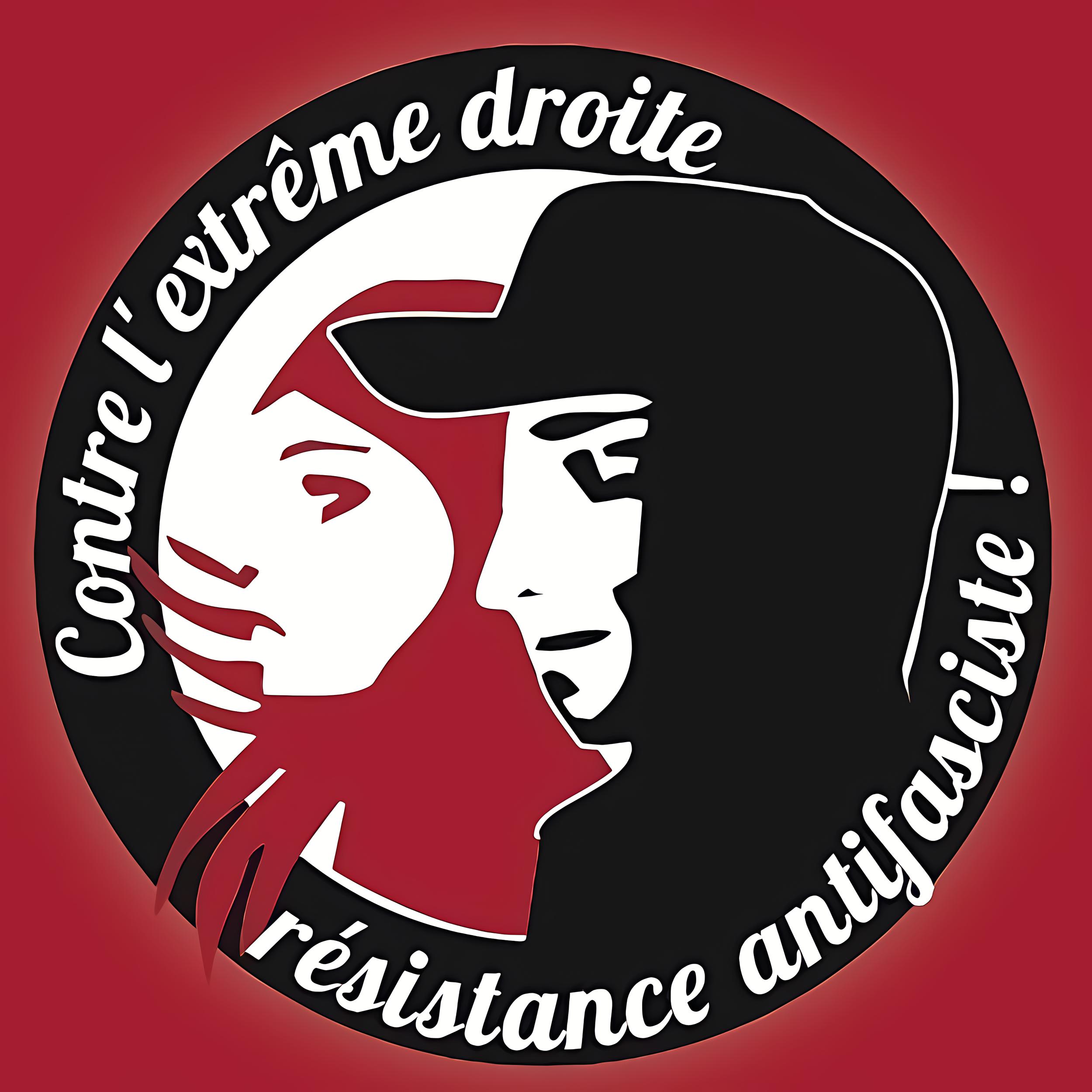 Contre l'extrême droite résistance antifasciste! | Anarchist Sticker ...