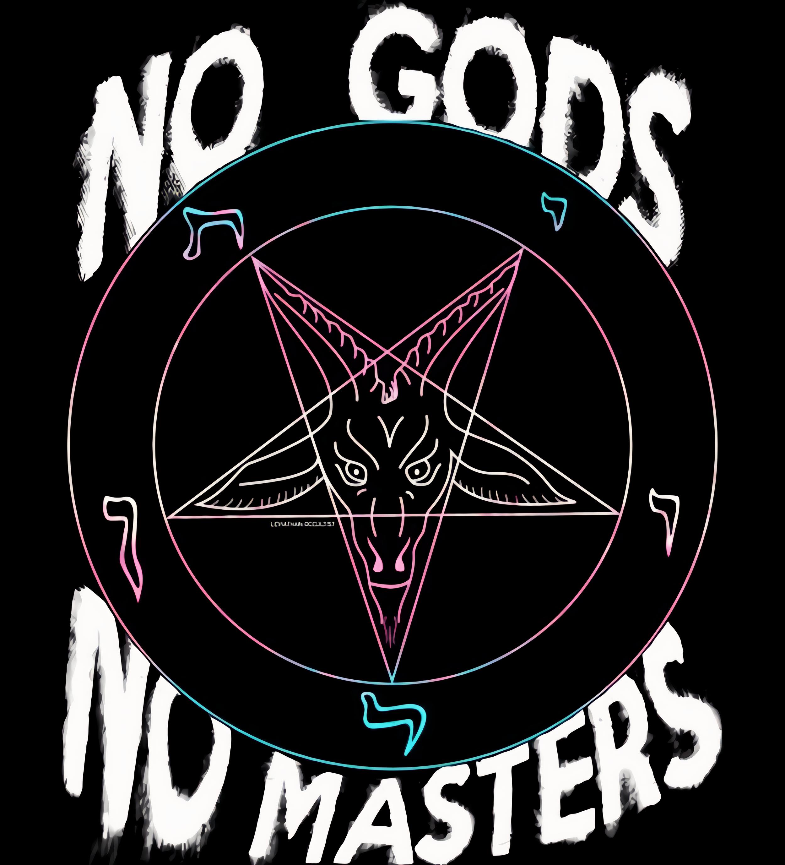 No Gods, no masters | Anarchist Sticker Archive