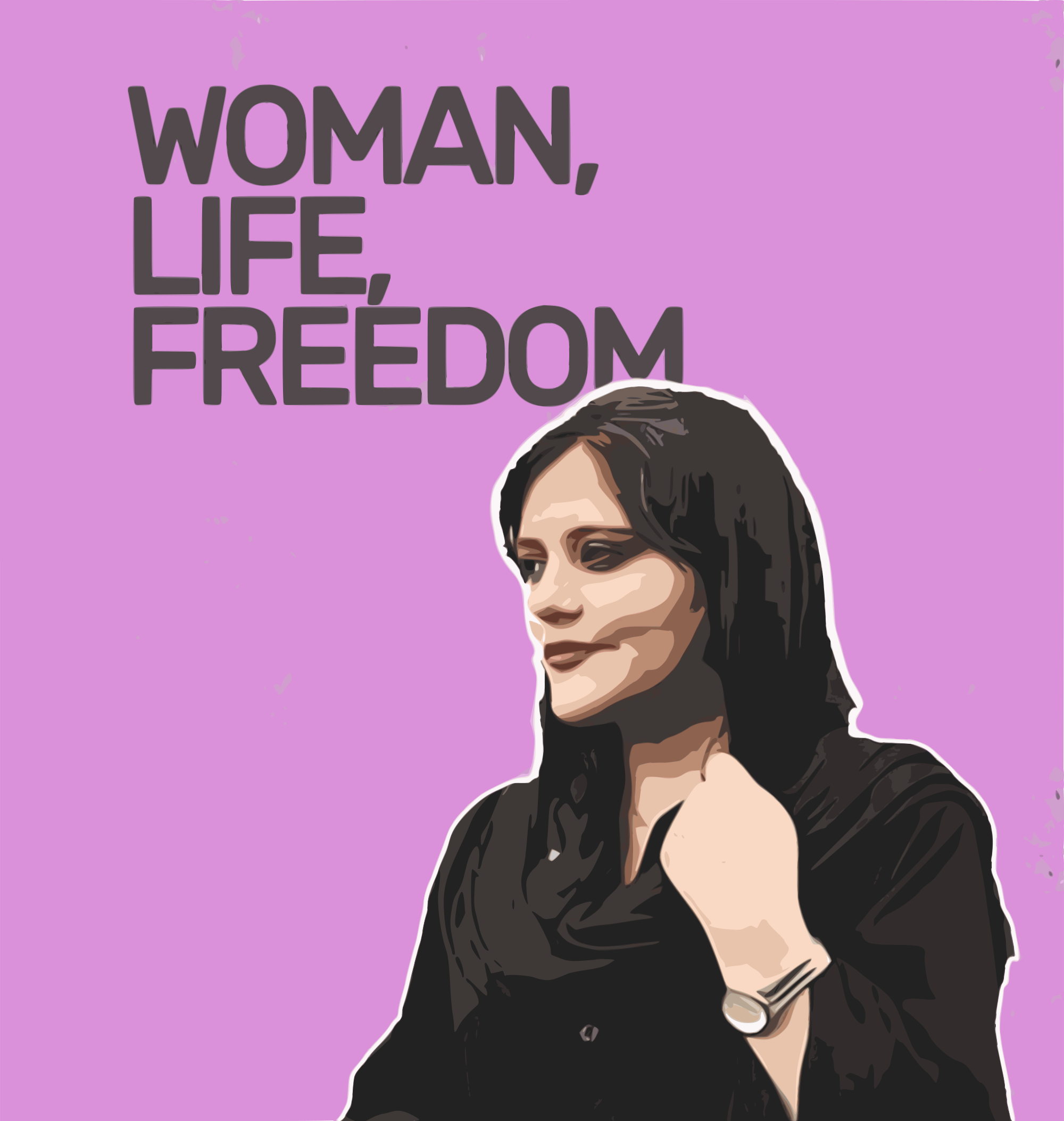Women, life, freedom | Anarchist Sticker Archive